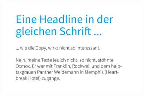 Texte gestalten: 7 Tipps für mehr Lesbarkeit - Reutergrafik